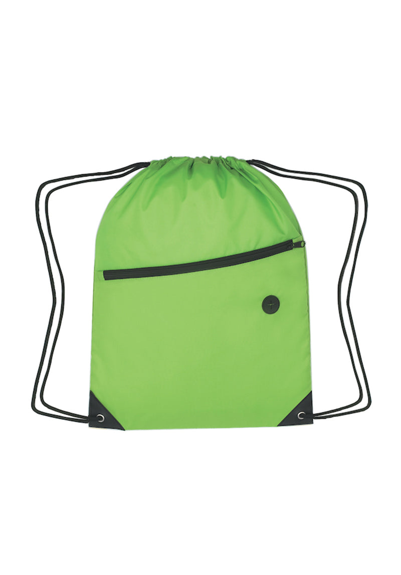 Drawstring Backpack With Front Zipper | Headwind Manufacturer – Headwind Group