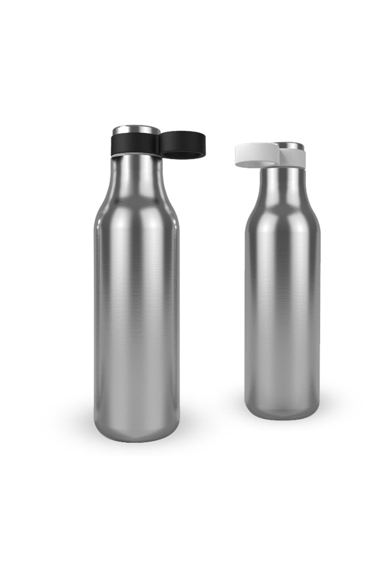 Loop Bottle 18Oz Double Wall Steel With Carry Loop Lid | Headwind ...